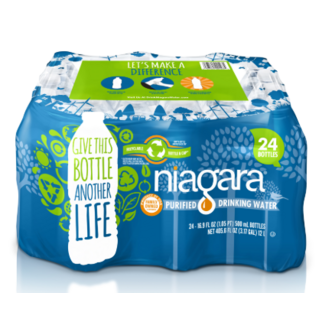 NIA 05L24PK - Niagara NIA24PK Purified Drinking Water, 16.9 oz Bottle ...